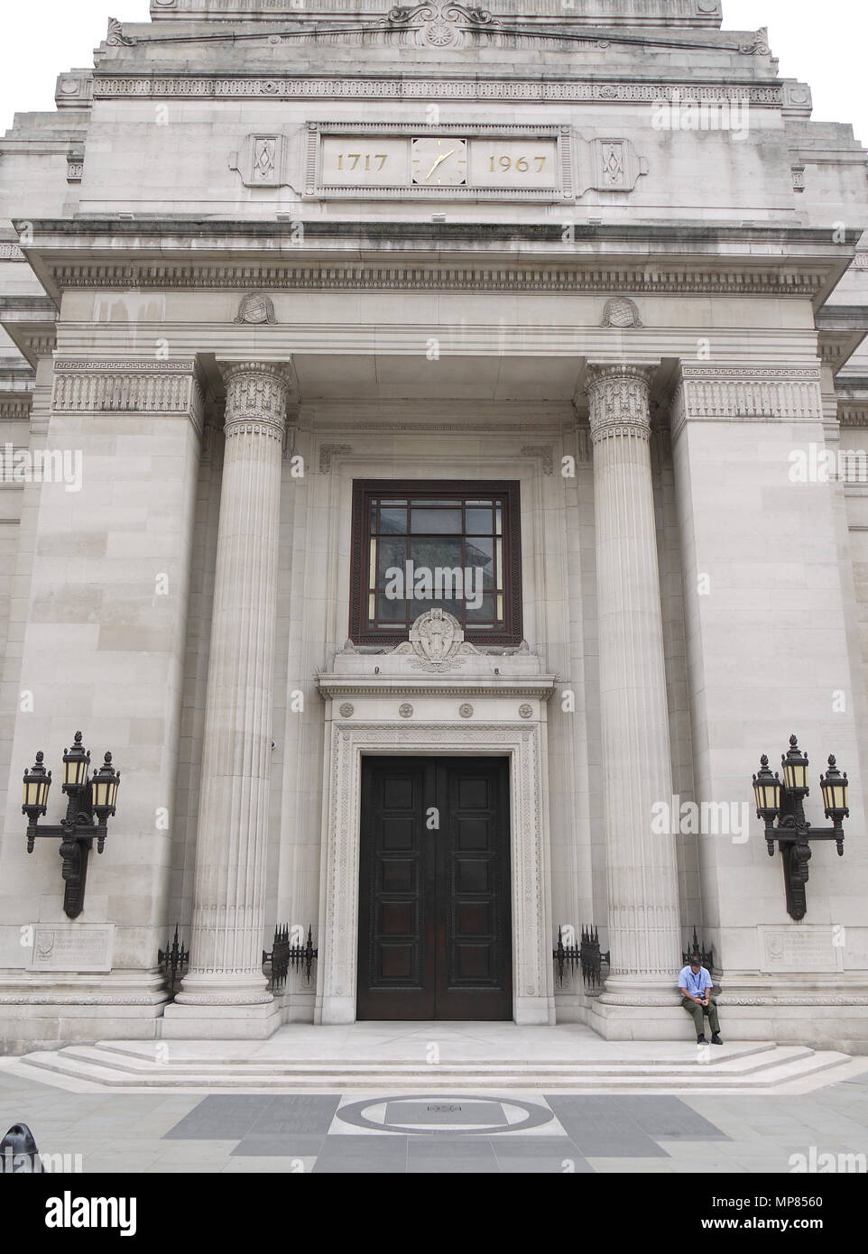 LONDON - MAY 21, 2018: General view of the iconic Freemason Hall the ...