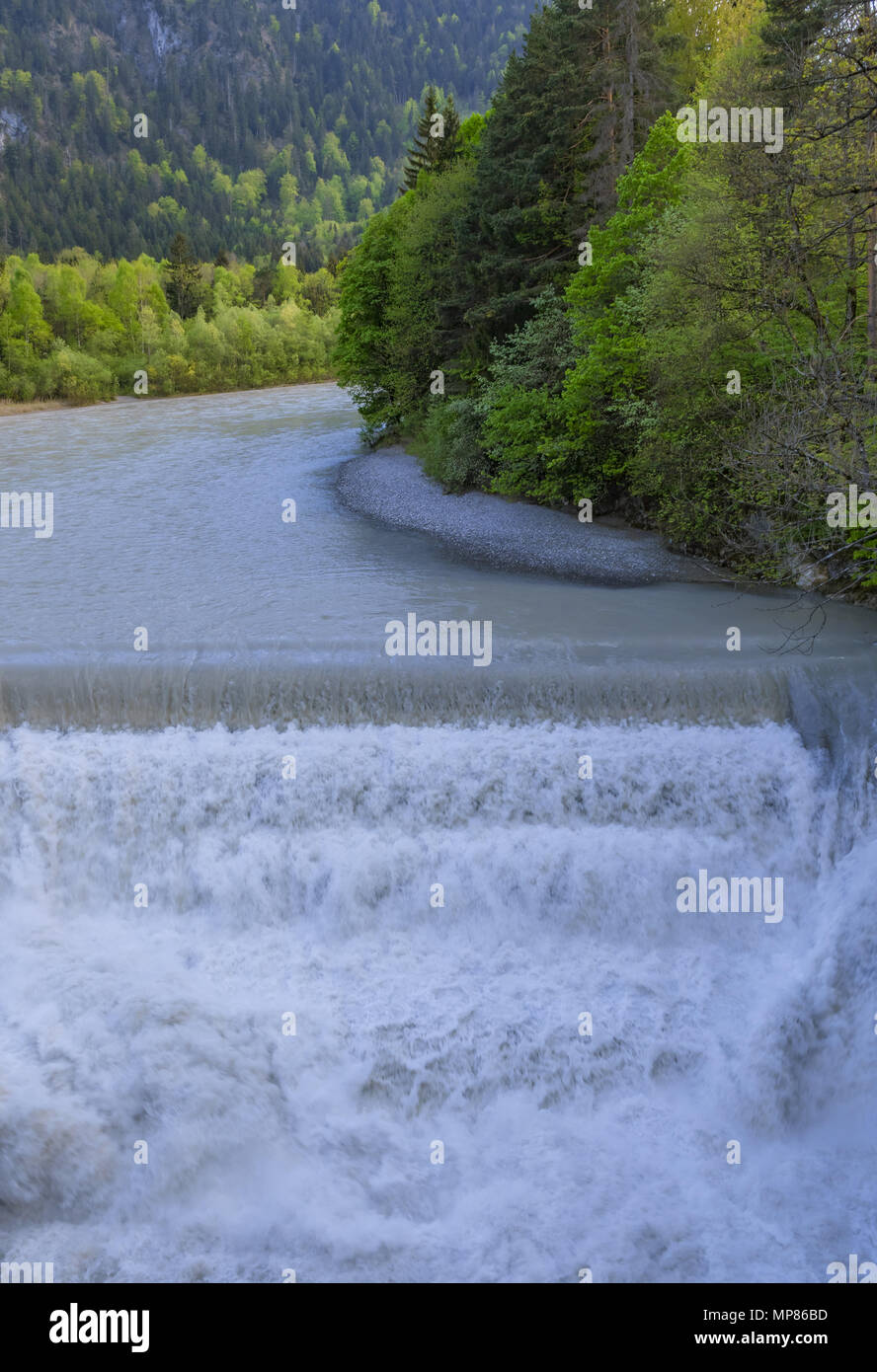 Waterfall lechfall river lech fussen hi-res stock photography and ...