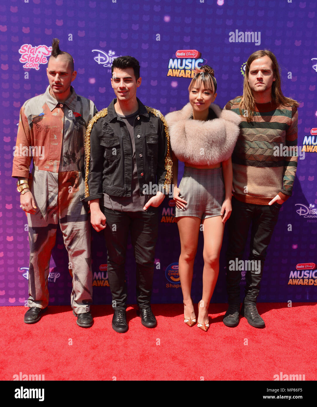 Cole Whittle, Joe Jonas, JinJoo Lee, and Jack Lawless of DNCE 072 at ...