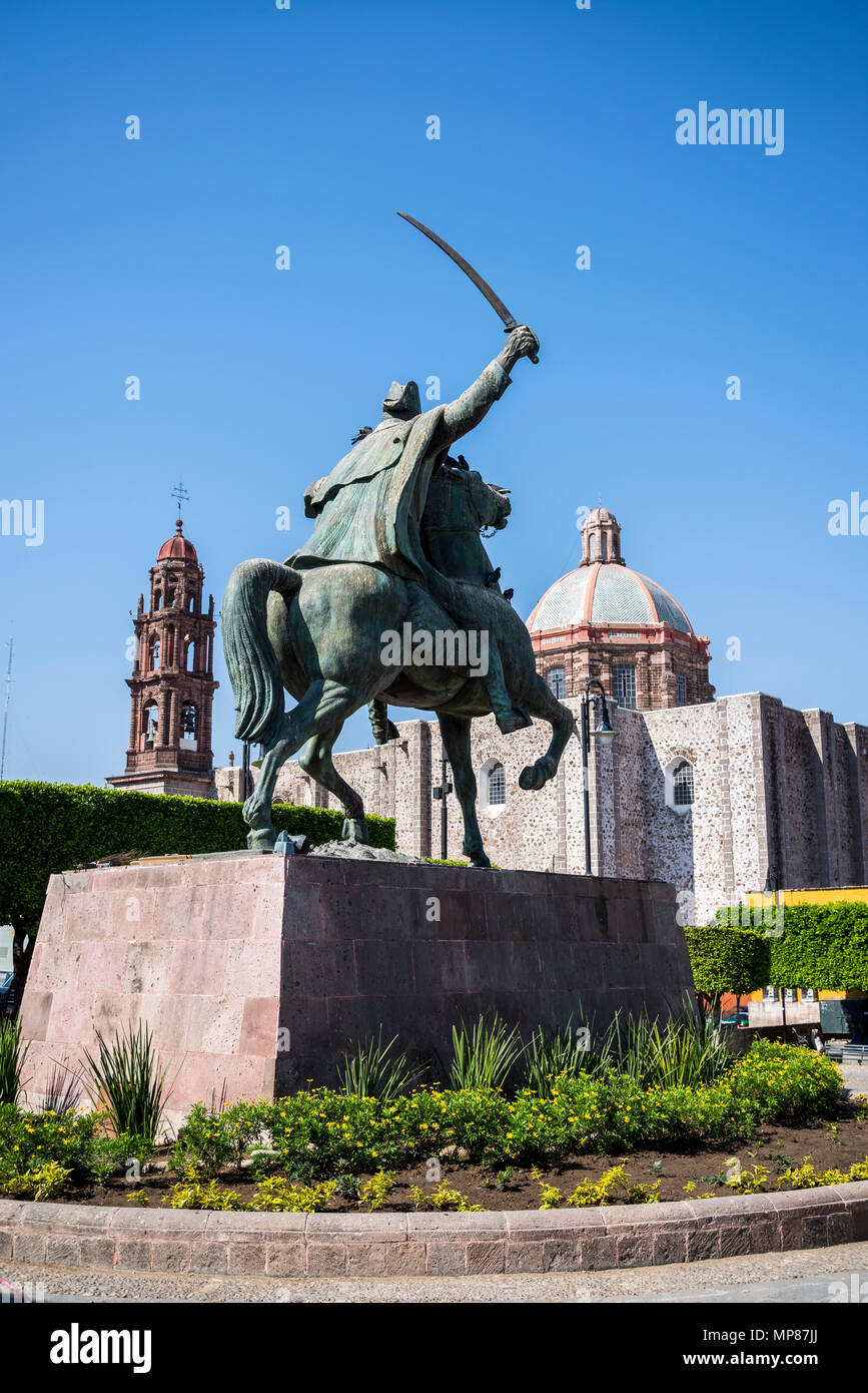 General Ignacio Allende Statue and San Francisco Church in the ...
