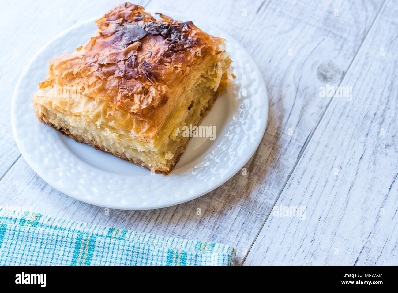 Karadeniz Dessert Laz Boregi / Borek or Burek. Traditional Food Stock ...