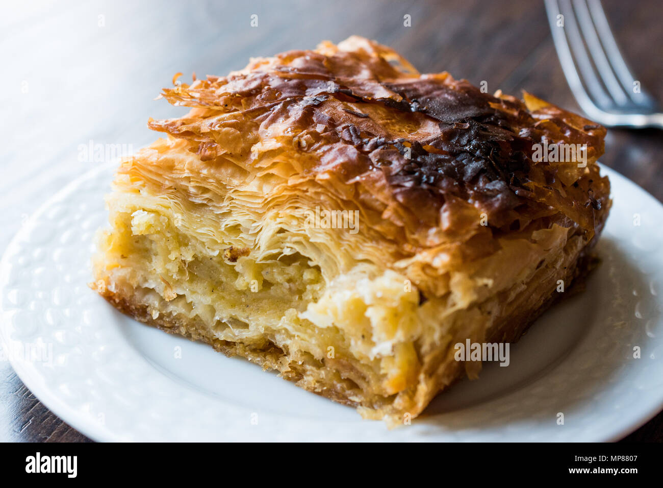 Karadeniz Dessert Laz Boregi / Borek or Burek. Traditional Food Stock ...