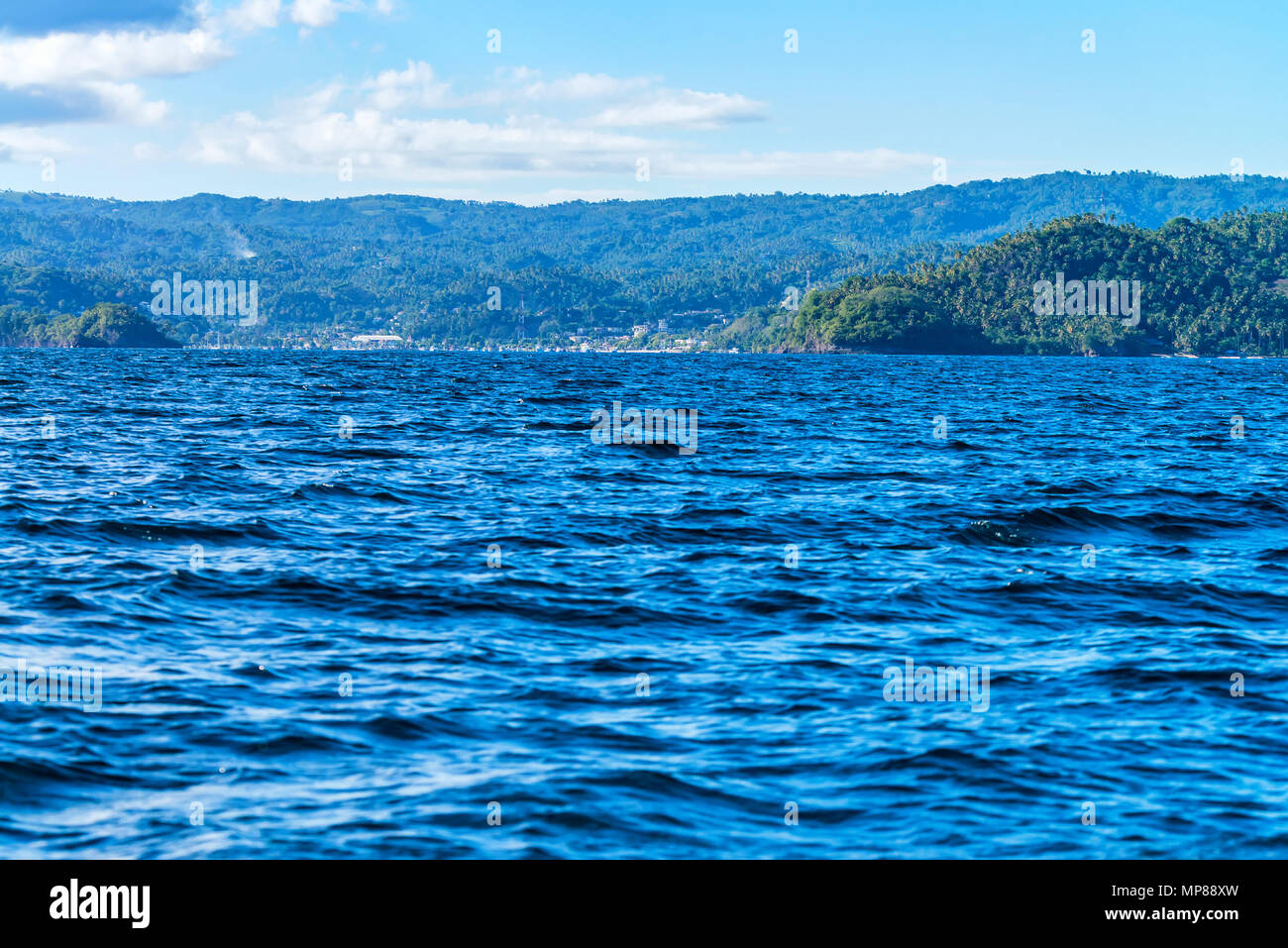 View of Samana bay in Dominican Republic Stock Photo - Alamy