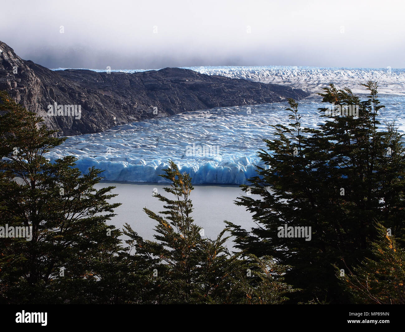 Glacier Grey in Torres del Paine National Park, Chile Stock Photo - Alamy
