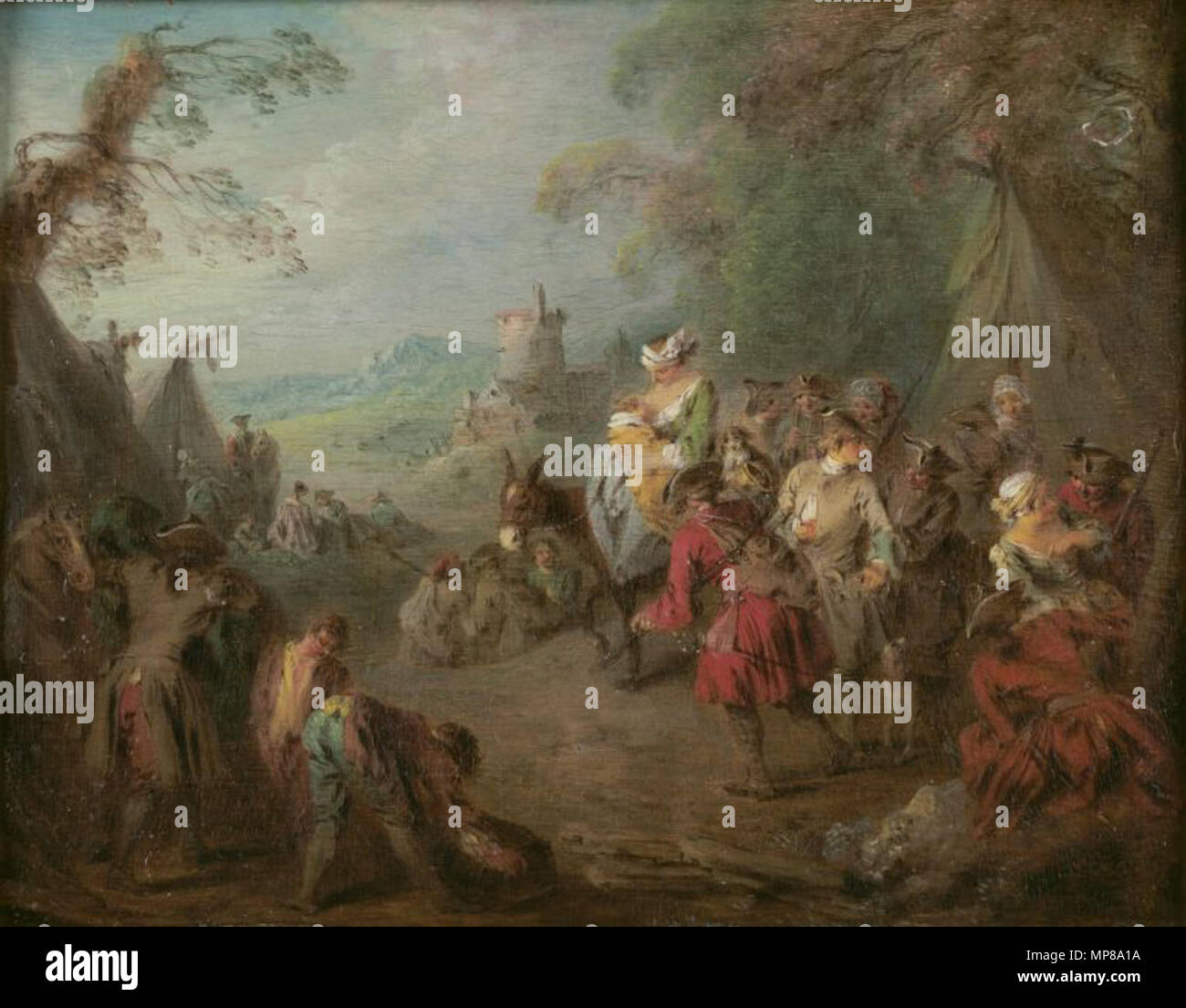 18th century army encampment hi-res stock photography and images - Alamy