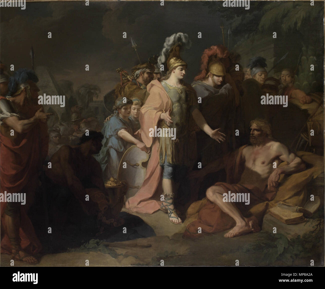 Alexandre the great diogenes hi-res stock photography and images - Alamy