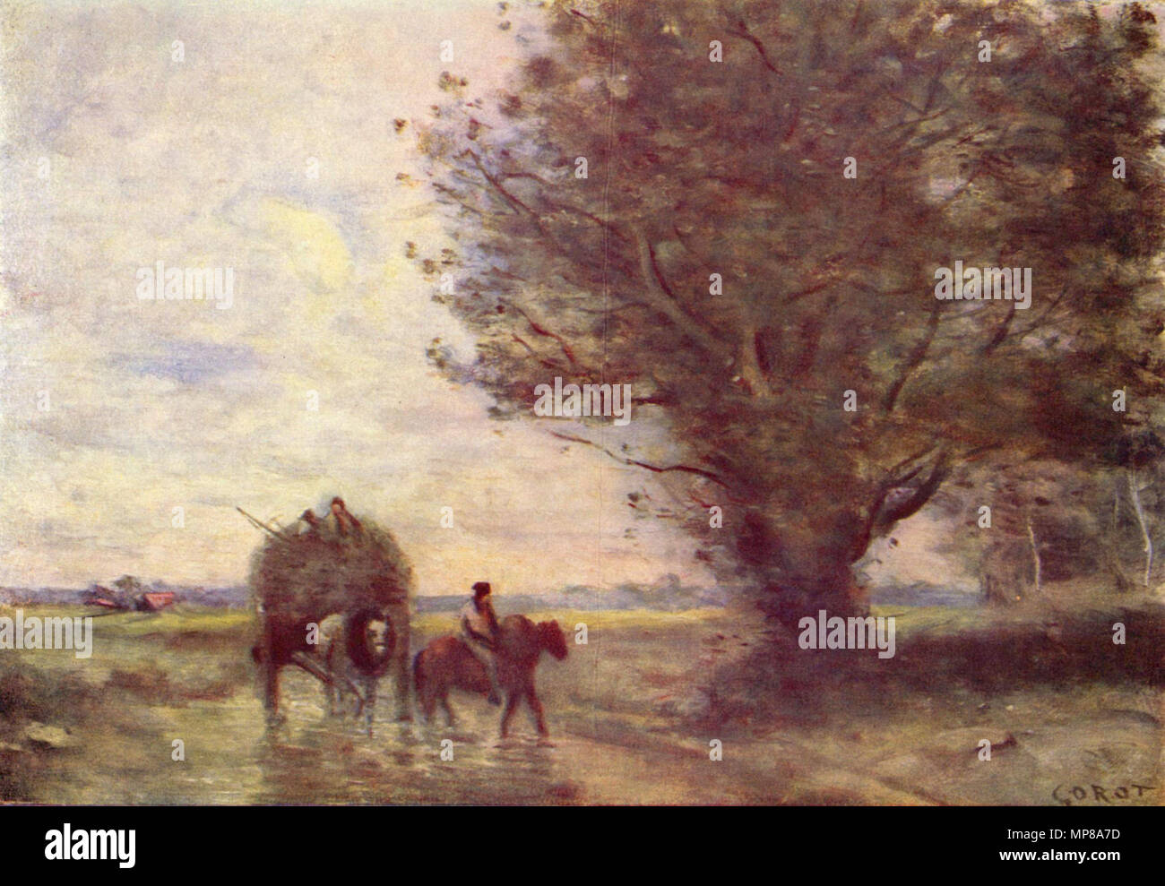 French: Charette à foin between 1860 and 1870. 714 Jean-Baptiste ...