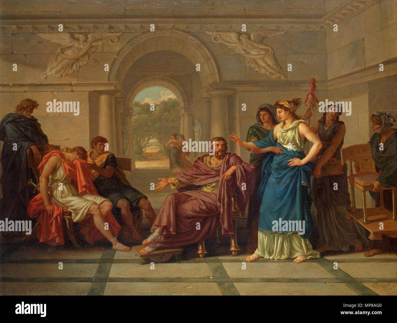 Telemachus And Odysseus From The Odyssey