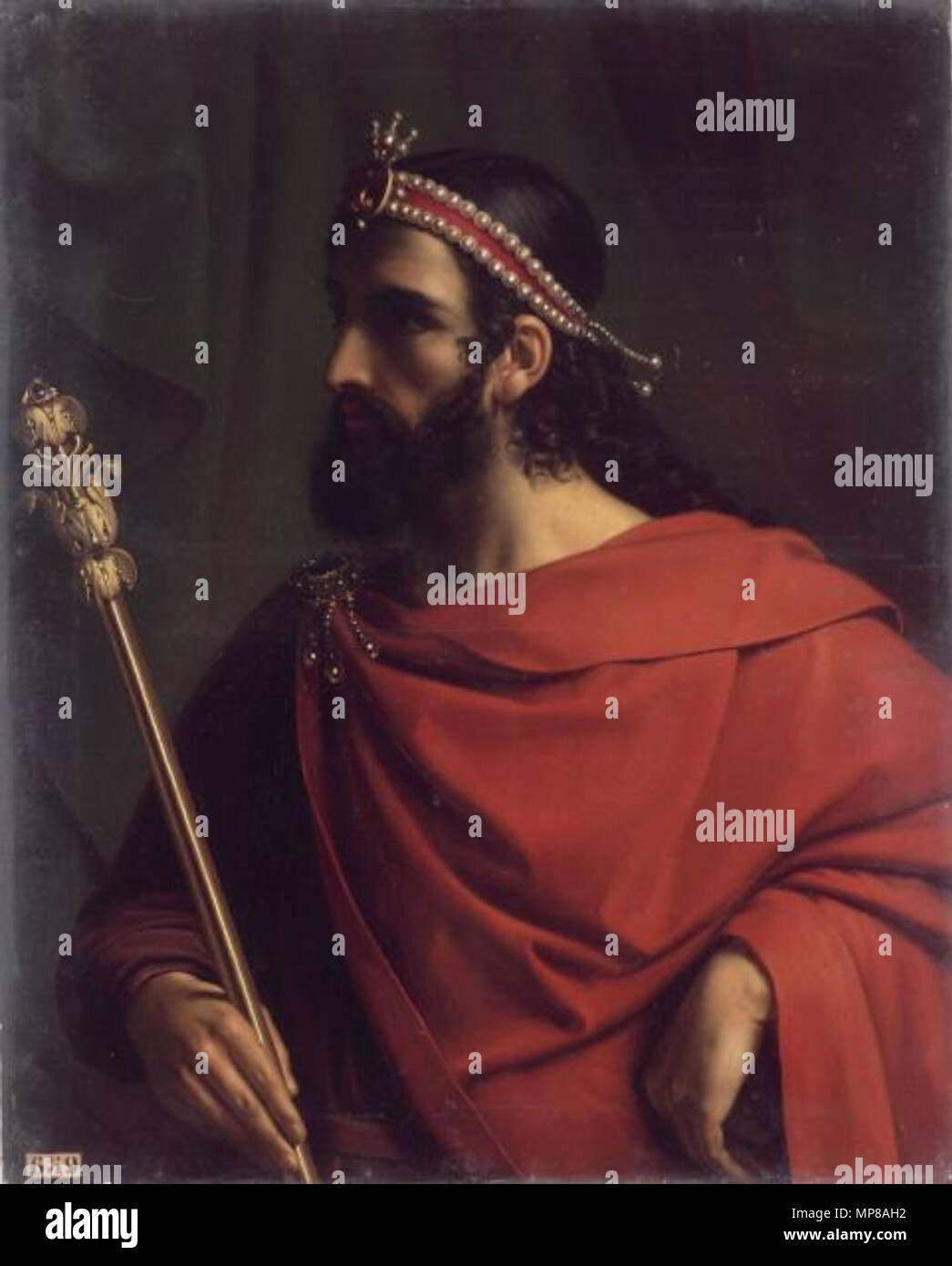 French: Caribert, roi franc de Paris et de l'ouest de Gaule (mort en ...