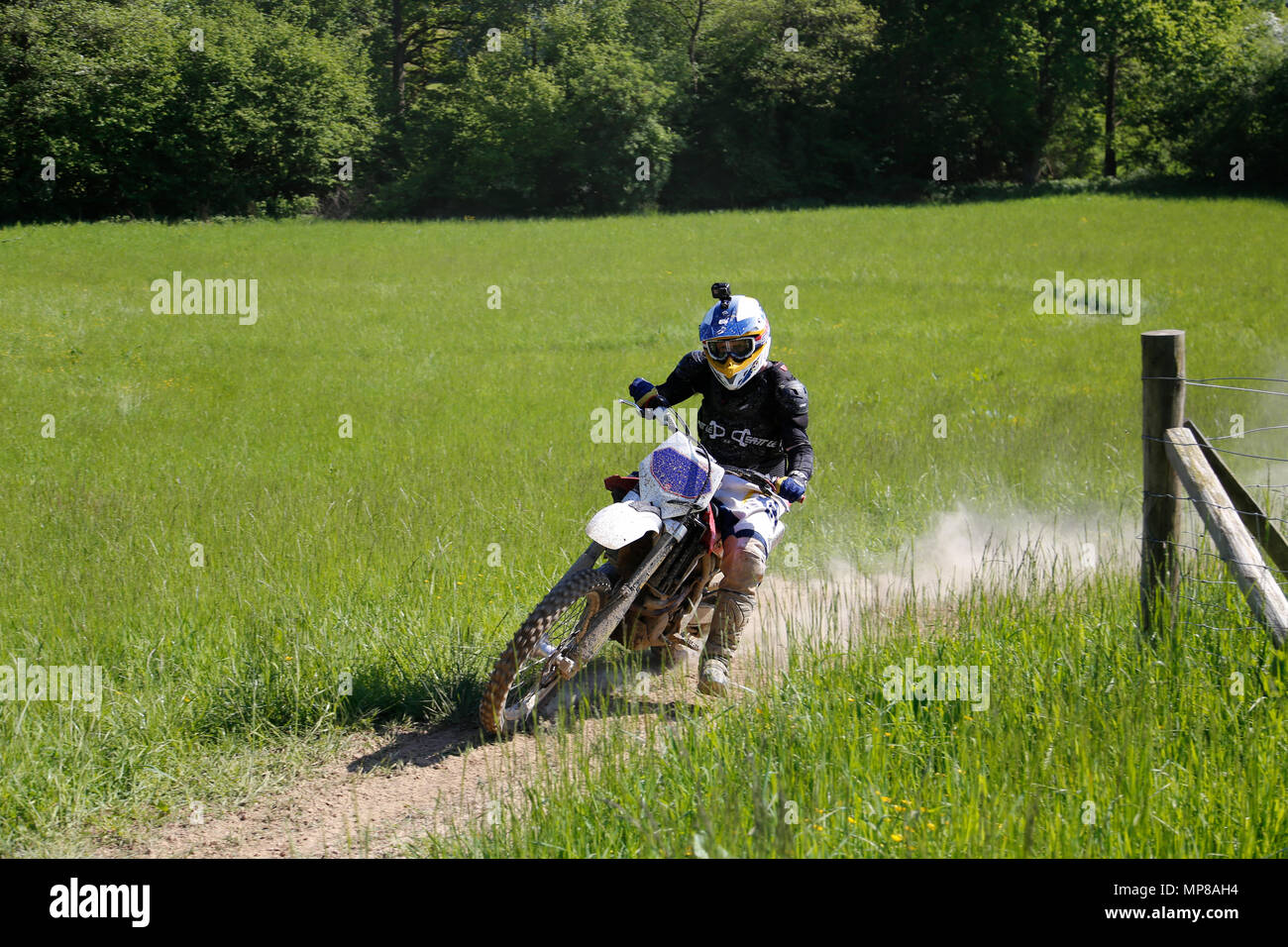 Off road man riding motorcycle hi-res stock photography and images - Alamy