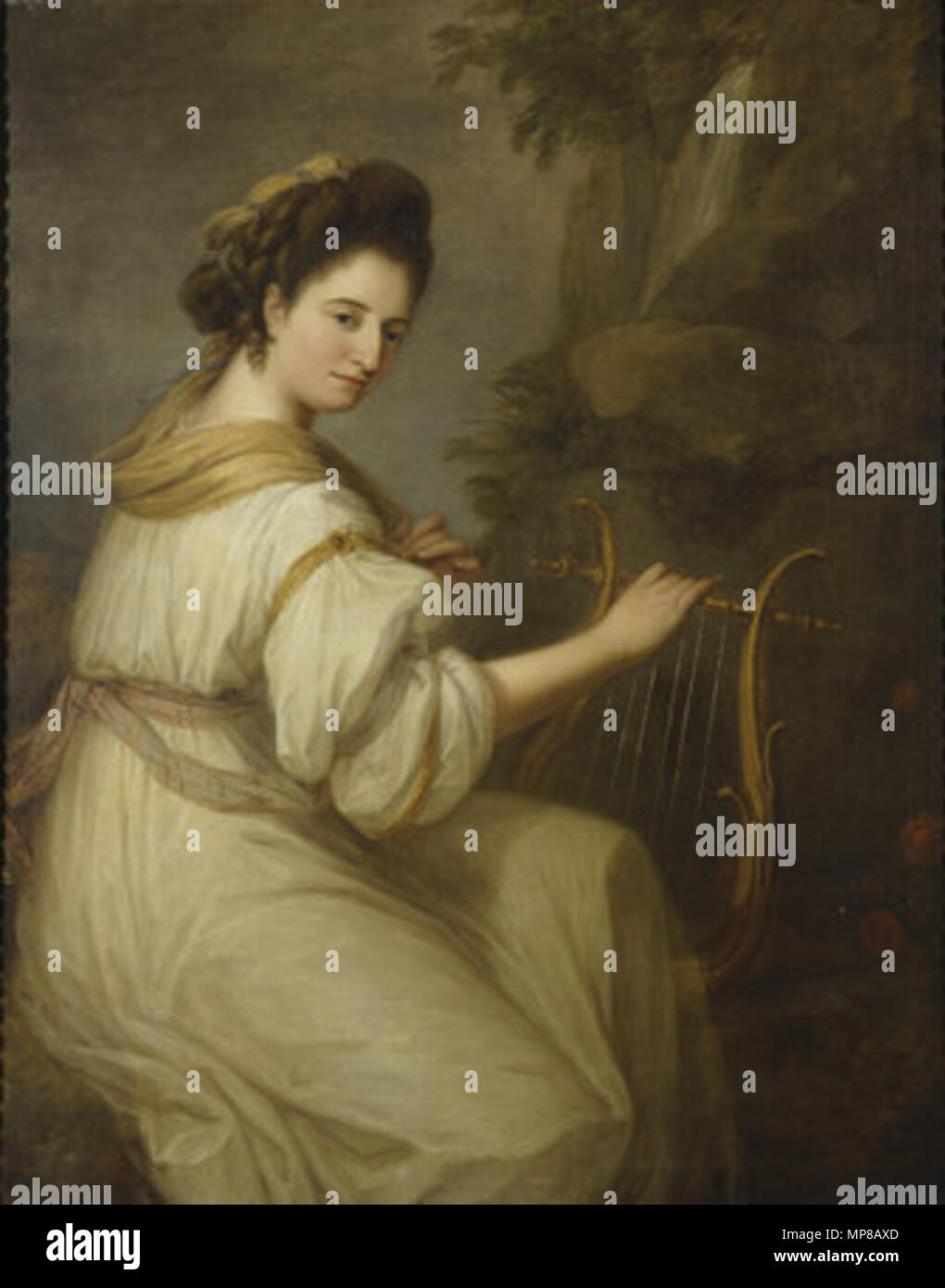 English: Portrait of Jemima Ord (died 1806), who married Thomas Charles ...