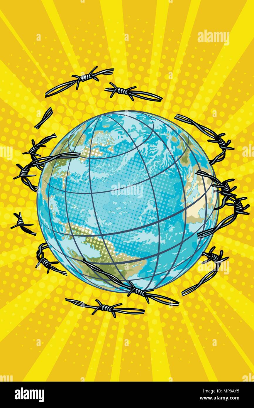 Globe planet earth world Stock Vector Images - Alamy