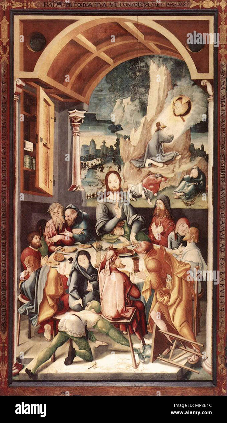 The Last Supper 1519. 717 Jerg Ratgeb - Last Supper - WGA19006 Stock ...