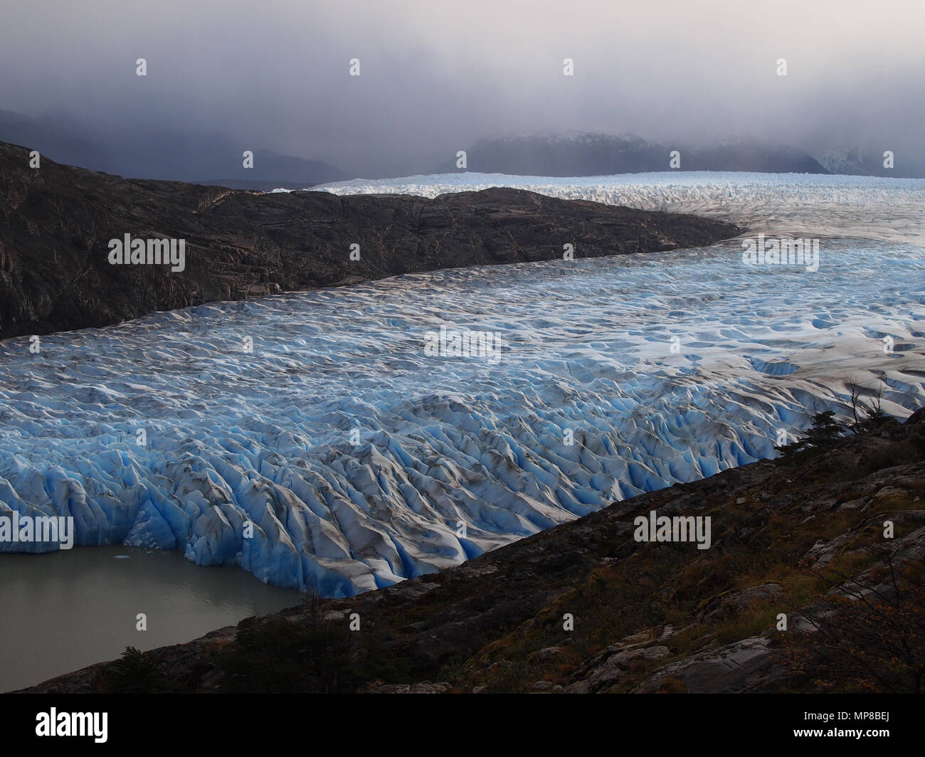 Glacier Grey in Torres del Paine National Park, Chile Stock Photo - Alamy