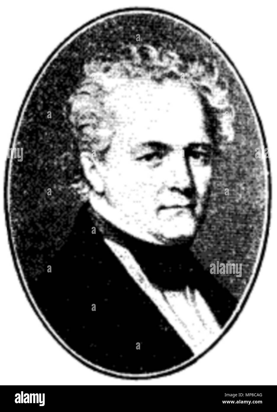 . English: Oval portrait of en:Johan Gustaf Ruckman, engraver, from the ...