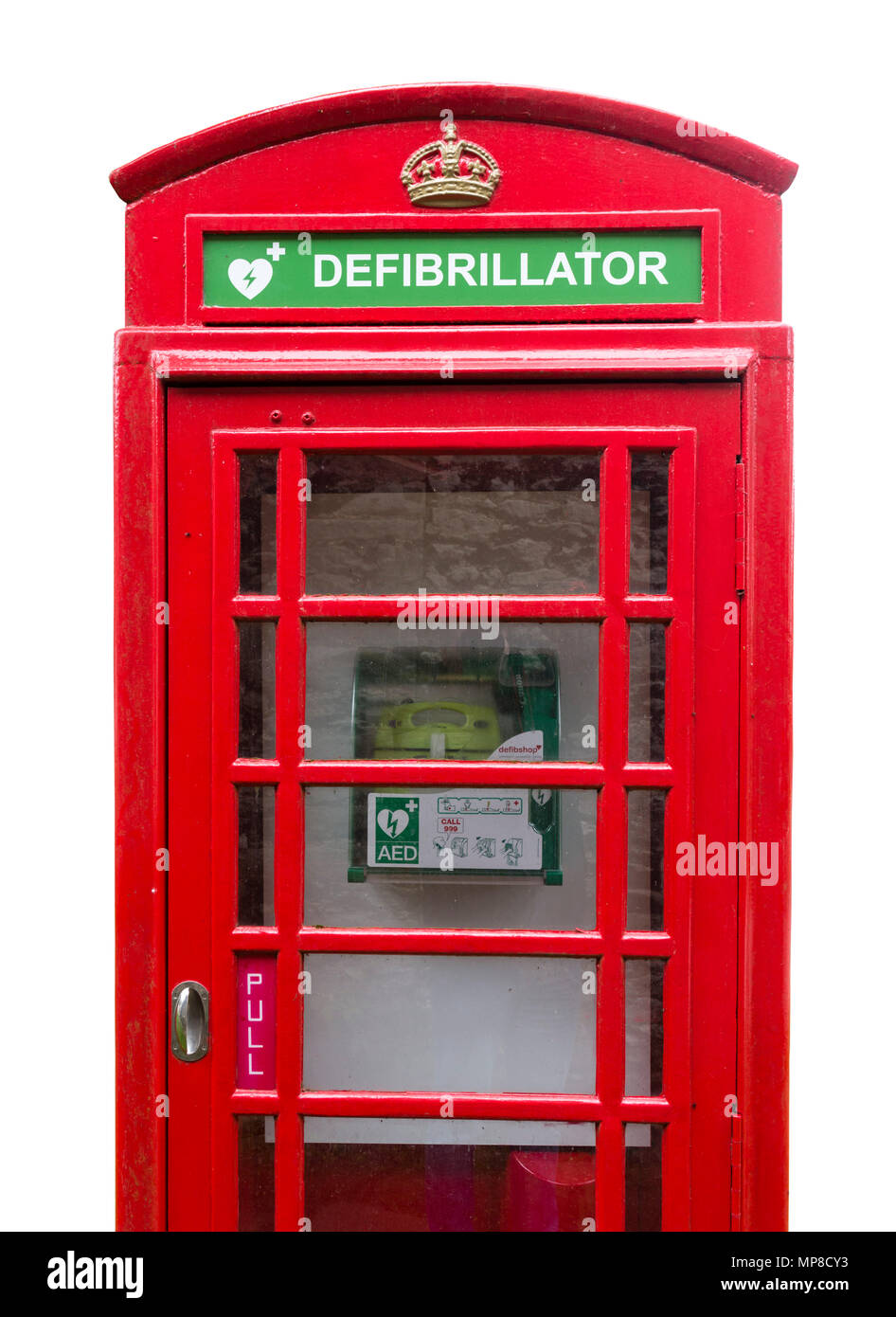 First red public telephone box hi-res stock photography and images - Alamy