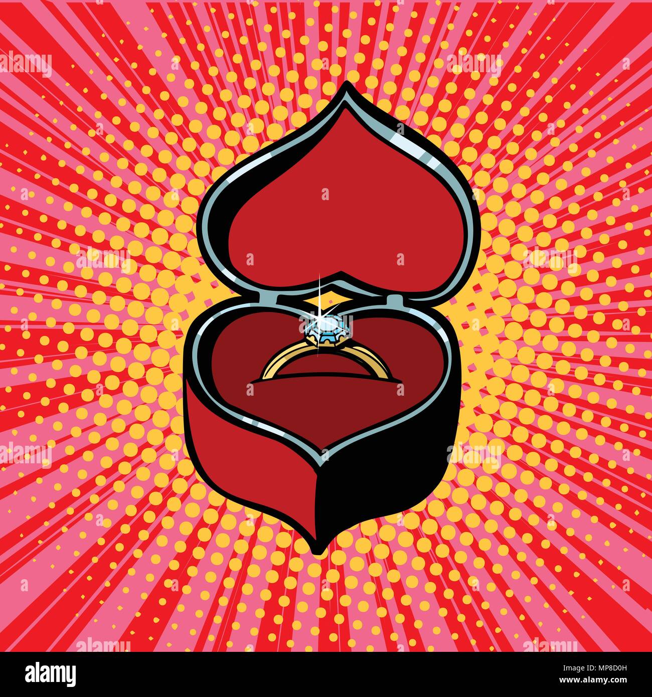Red my ring Stock Vector Images - Alamy