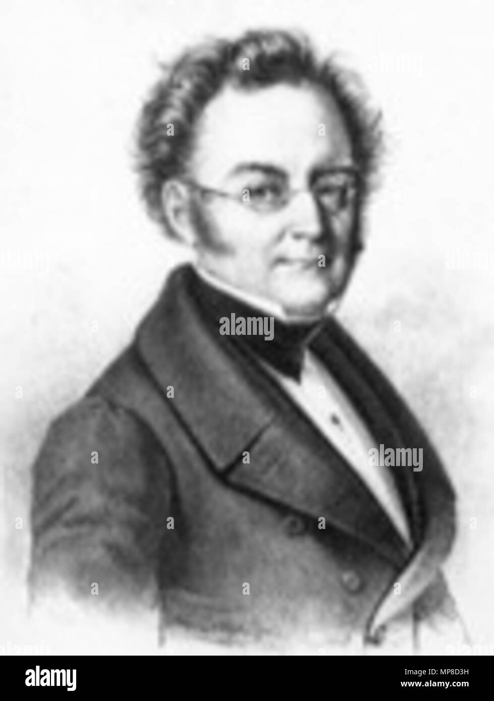 . Deutsch: Bildnis des Arztes und Parlamentariers Johann Gottlieb ...