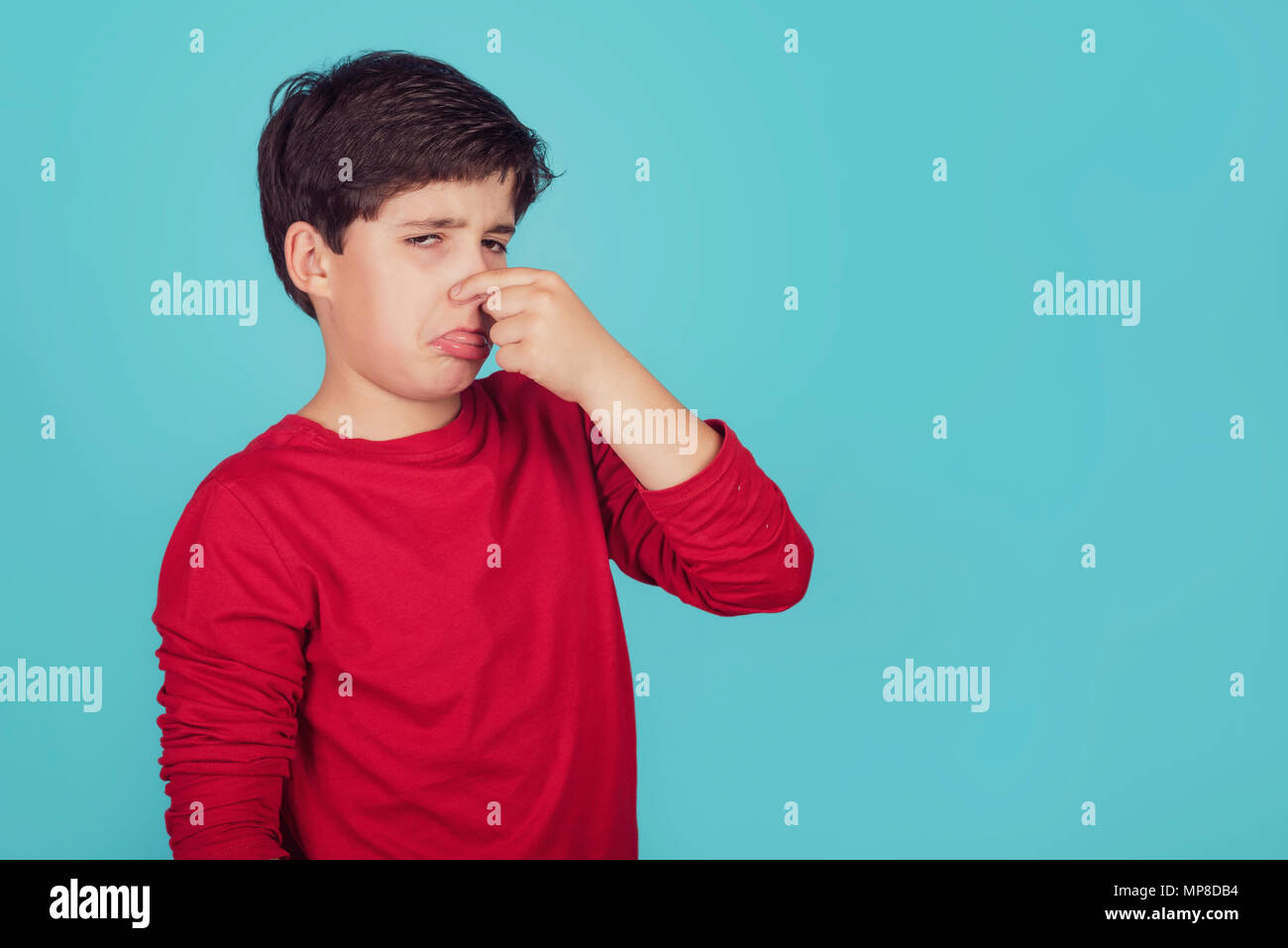 Bad smell child hi-res stock photography and images - Alamy
