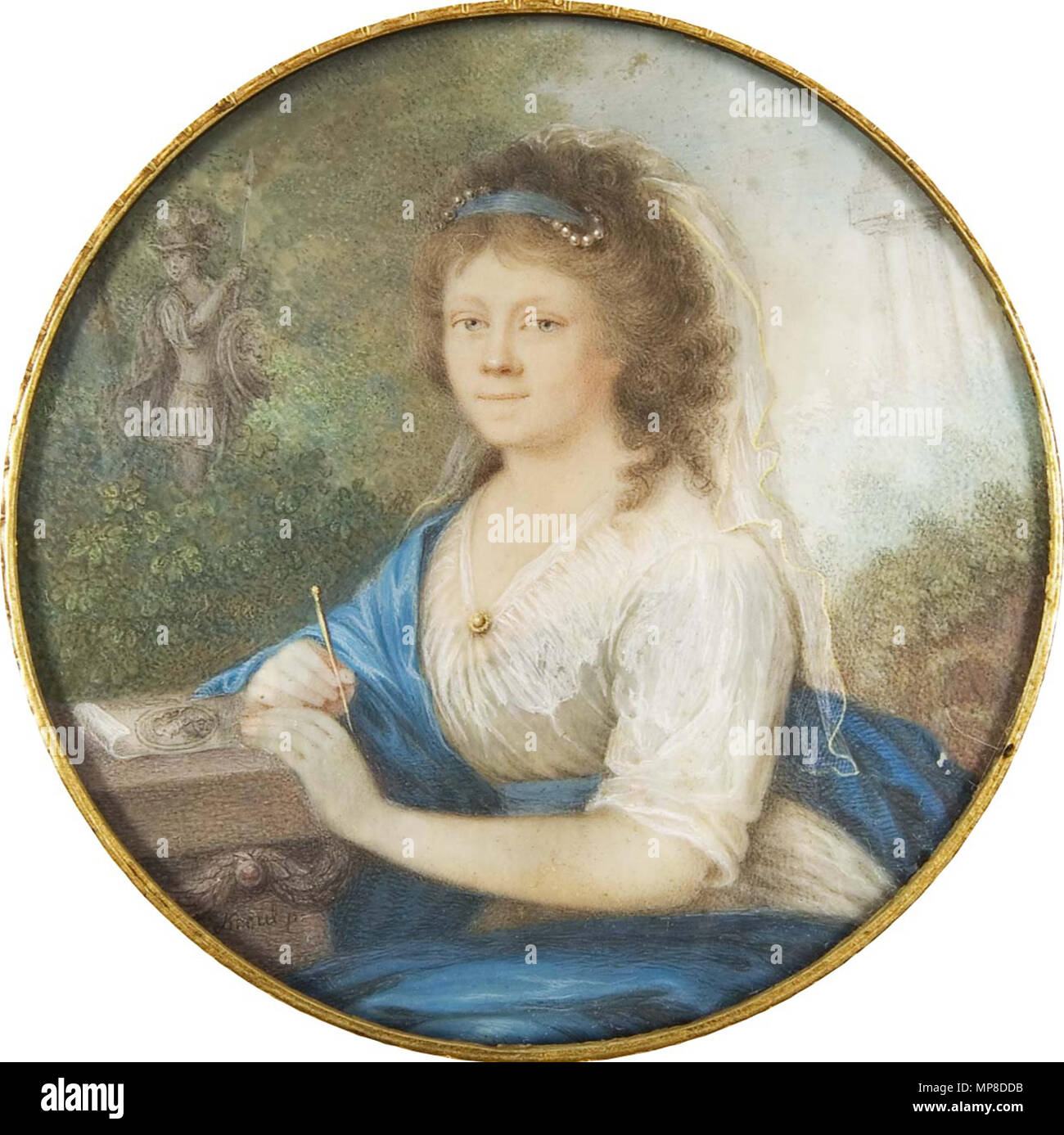 . Deutsch: Porträt der Schriftstellerin Amalie von Imhoff (1776-1831 ...