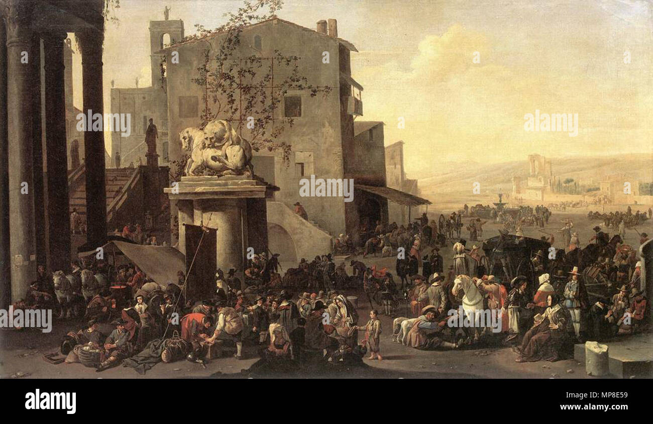 Johannes lingelbach rome hi-res stock photography and images - Alamy