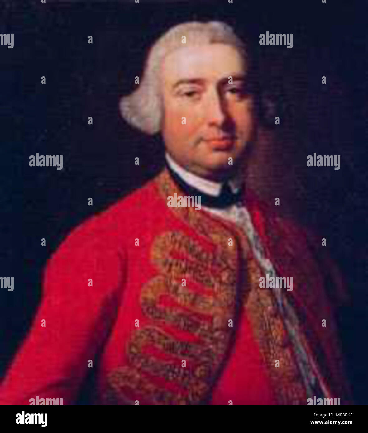 Portrait of John Beard (1717-1791), British singer 18th century. 731 ...