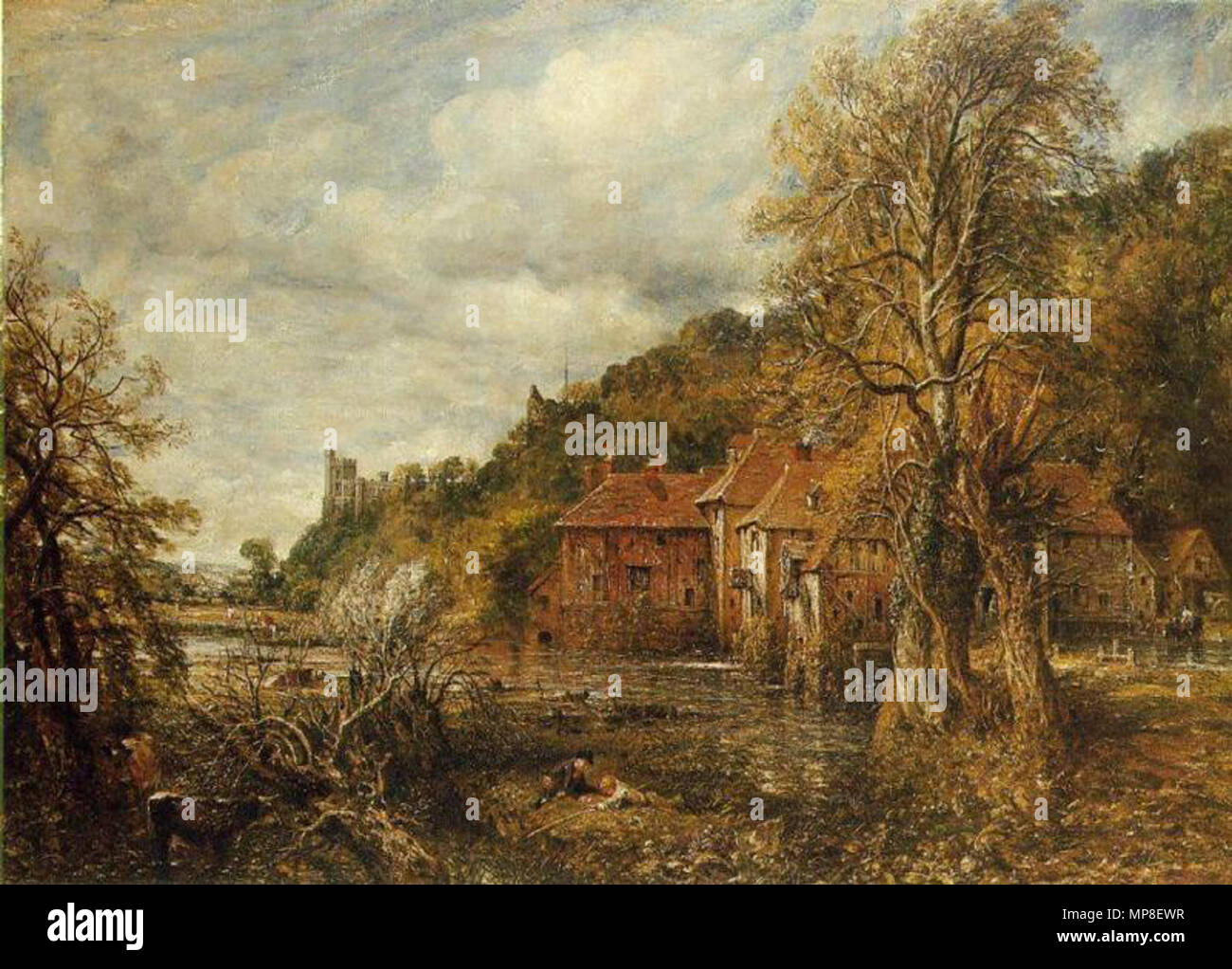 . English: John Constable's art 732 John Constable Arundel Mill and ...