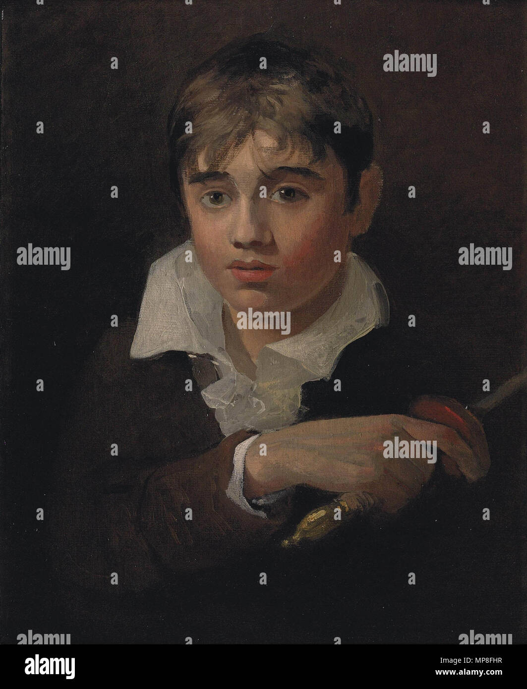 Portrait of a boy, believed to be the artist's youngest brother Henry ...