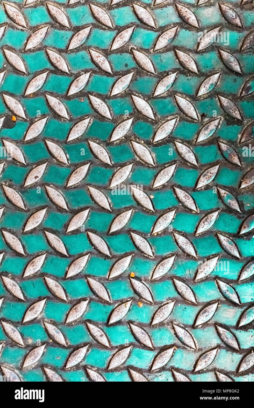 Iron wall to creative texture and pattern for design and decoration ...
