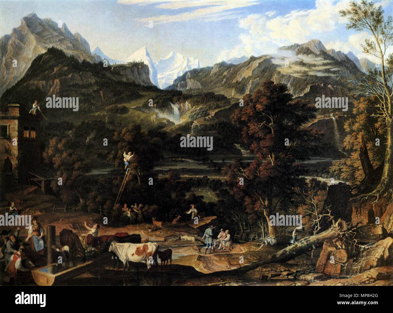The Upland near Bern 1816. 740 Joseph Anton Koch - The Upland near Bern ...