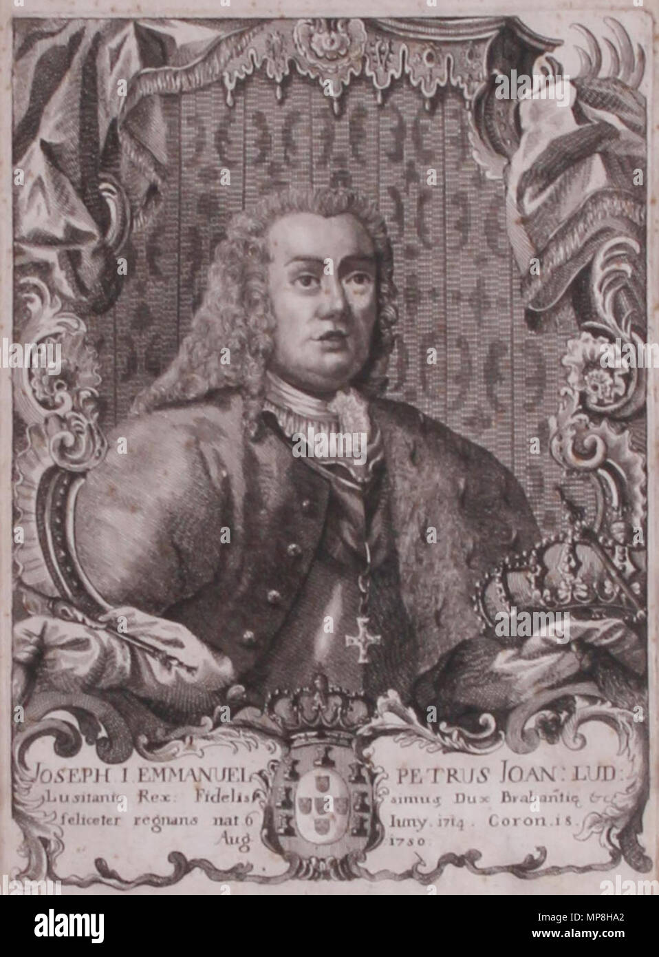 . English: King Joseph I of Portugal (1714-1777) . between 1750 and ...