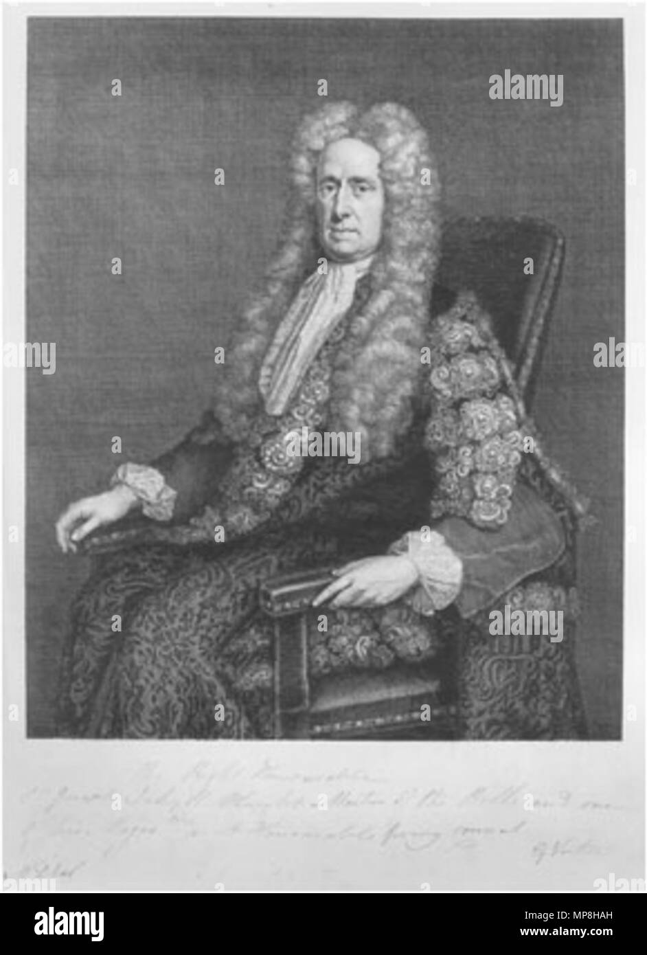 Portrait of Joseph Jekyll (1663-1738) 18th century. 741 Joseph Jekyll ...