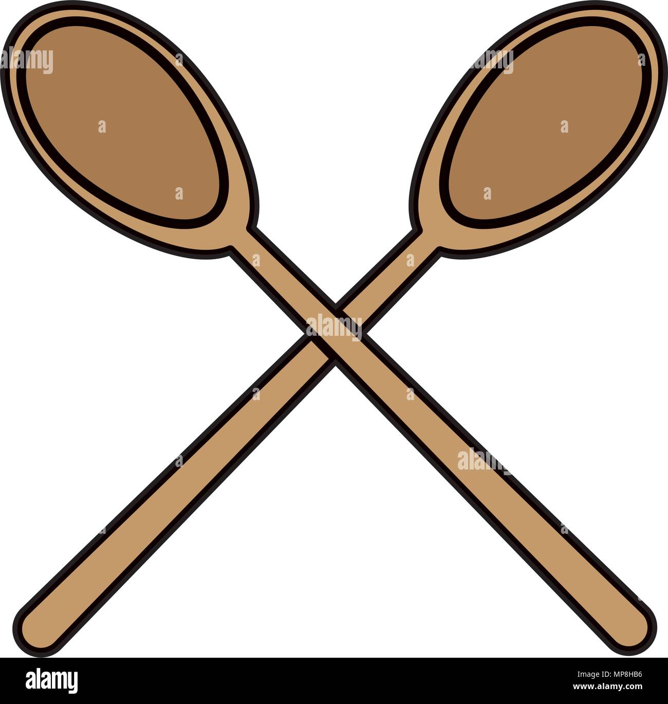 Big spoons Stock Vector Images - Alamy