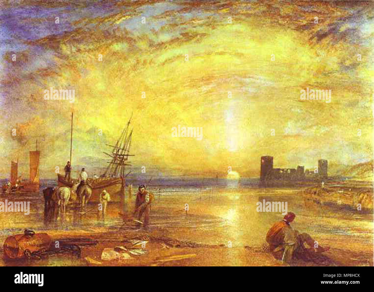 Flint Castle 1838. 742 Joseph Mallord William Turner - Flint Castle ...