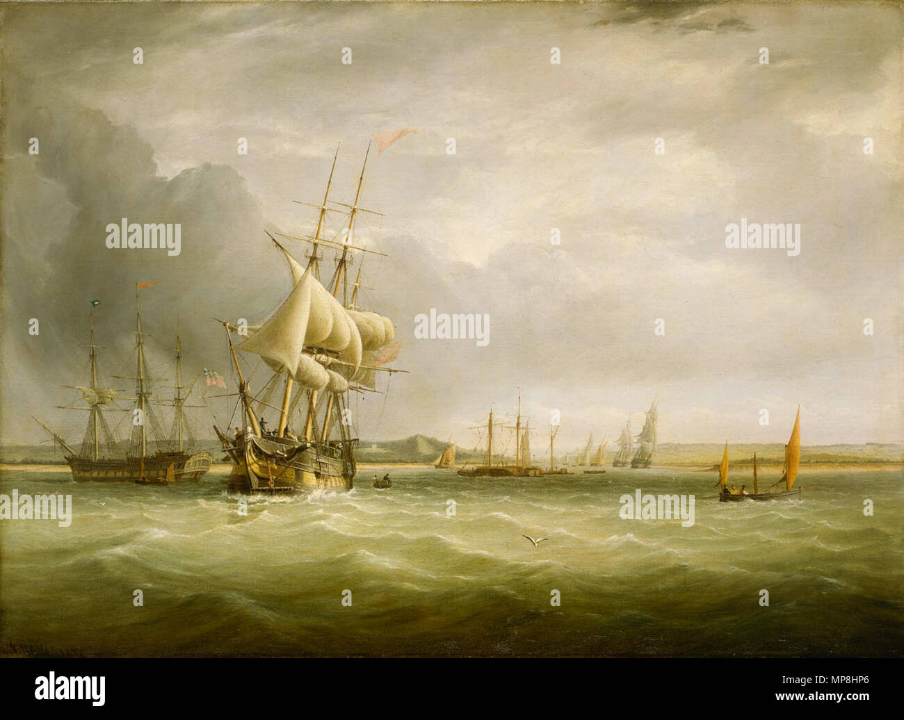 Shipping in the Bristol Channel. English: Merchant shipping is shown in ...