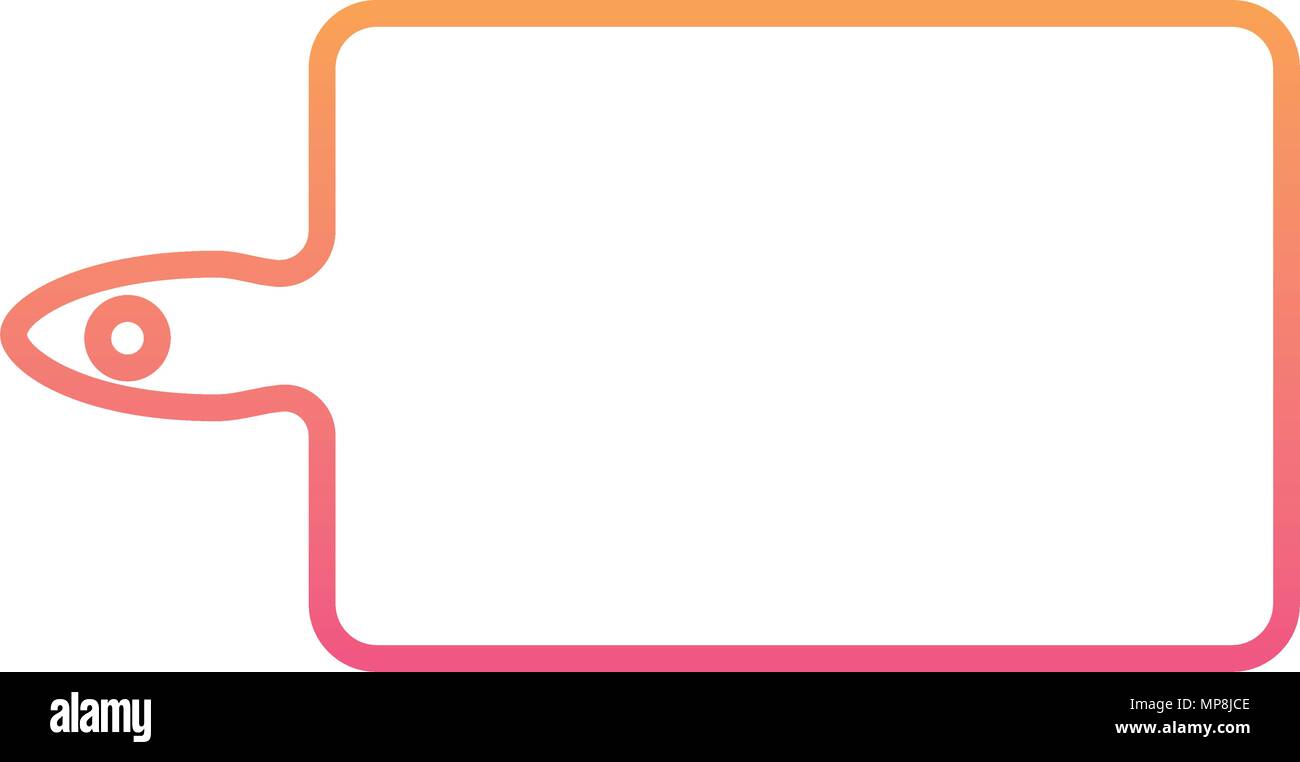 Chopping board knife line Stock Vector Images - Alamy