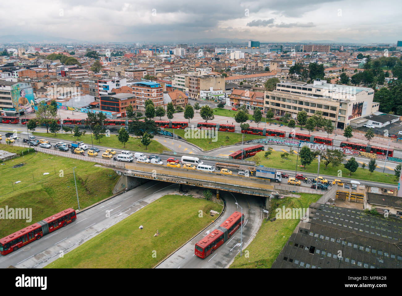Transmilenio congestion hi-res stock photography and images - Alamy