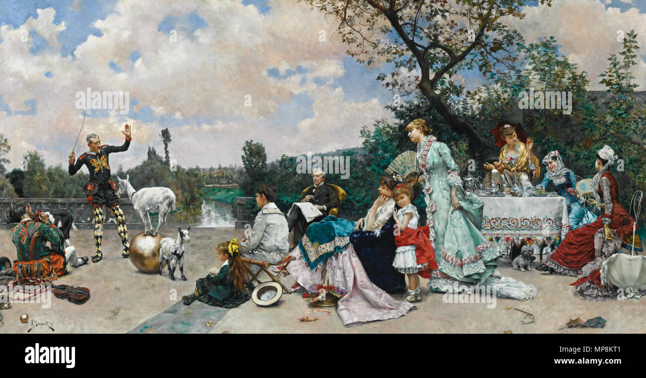 English: The Mountebank 1878. 751 Julius LeBlanc Stewart - The ...