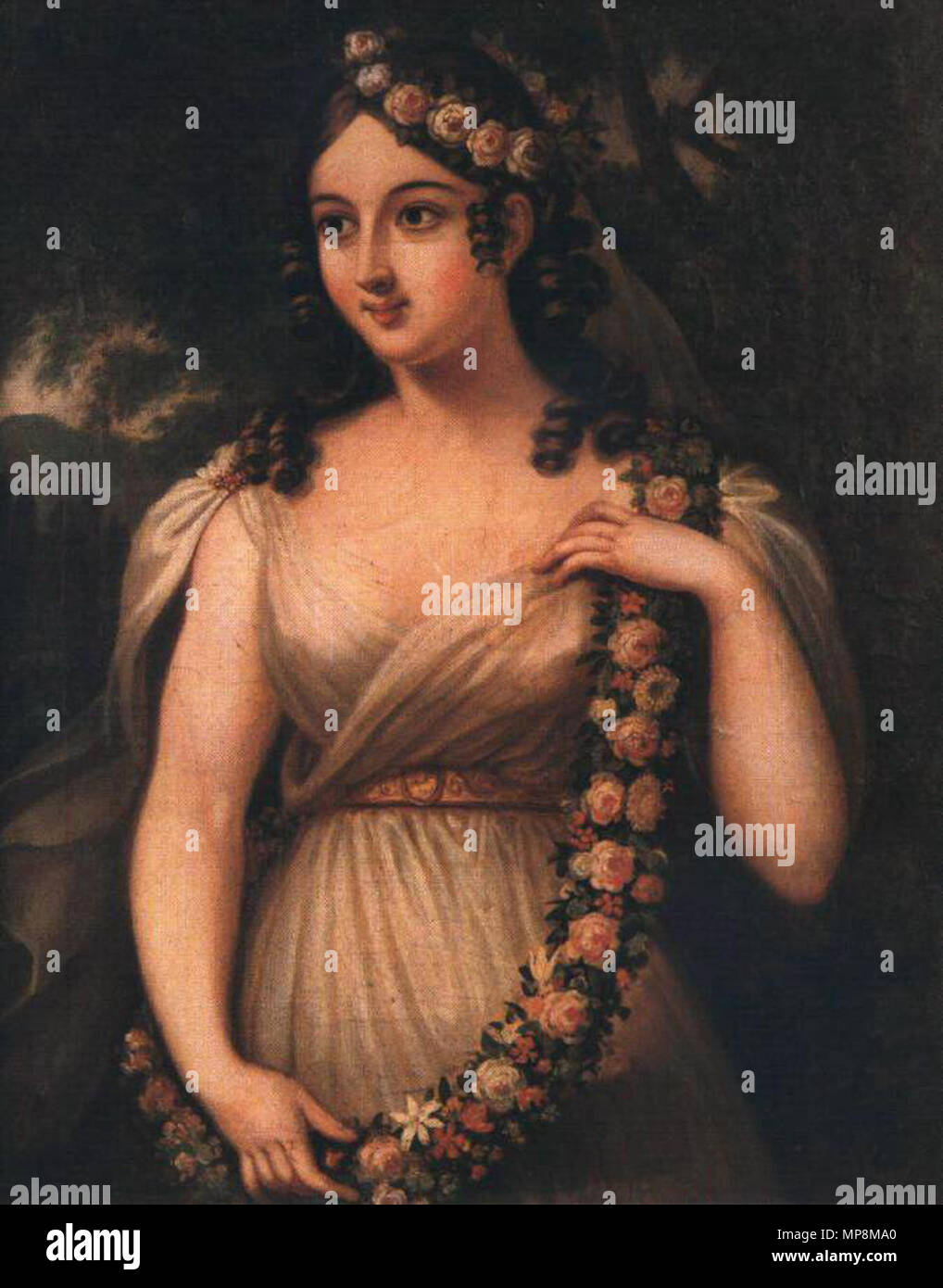 754 János Rombauer - Spring (Flora, May) - WGA20013 Stock Photo - Alamy