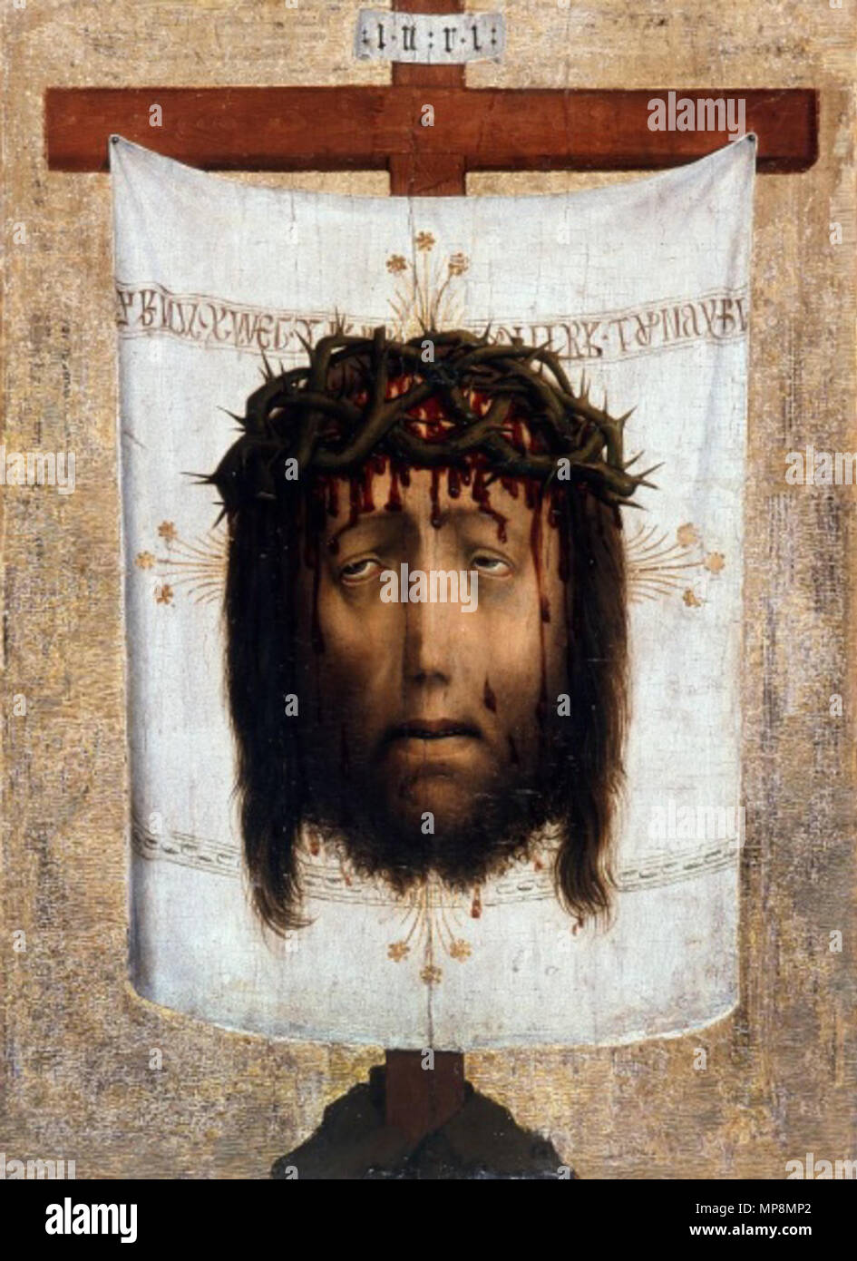 English: The veil of St. Veronica (Vera Icon). Polski: Chusta św ...