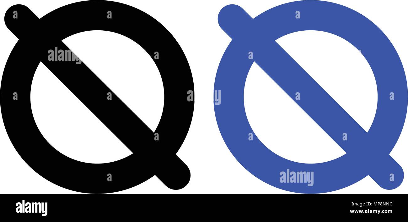 Prohibition vector icon, isolated on white background Stock Vector ...