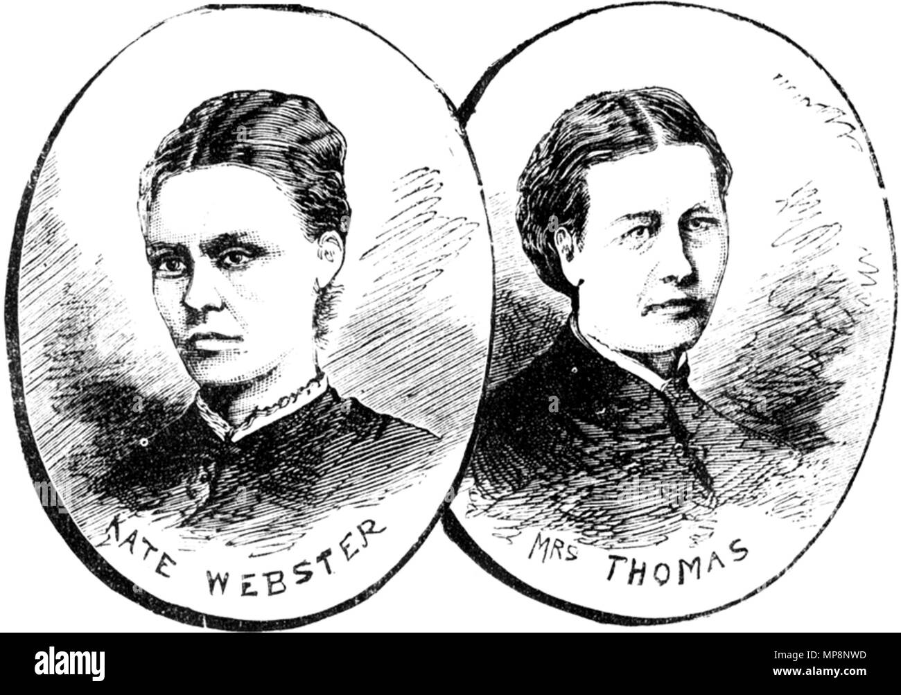 . English: Kate Webster (left) and Julia Martha Thomas (right ...