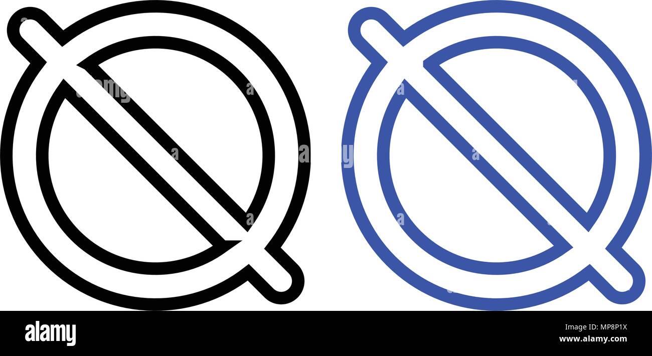 Prohibition vector icon, isolated on white background Stock Vector ...