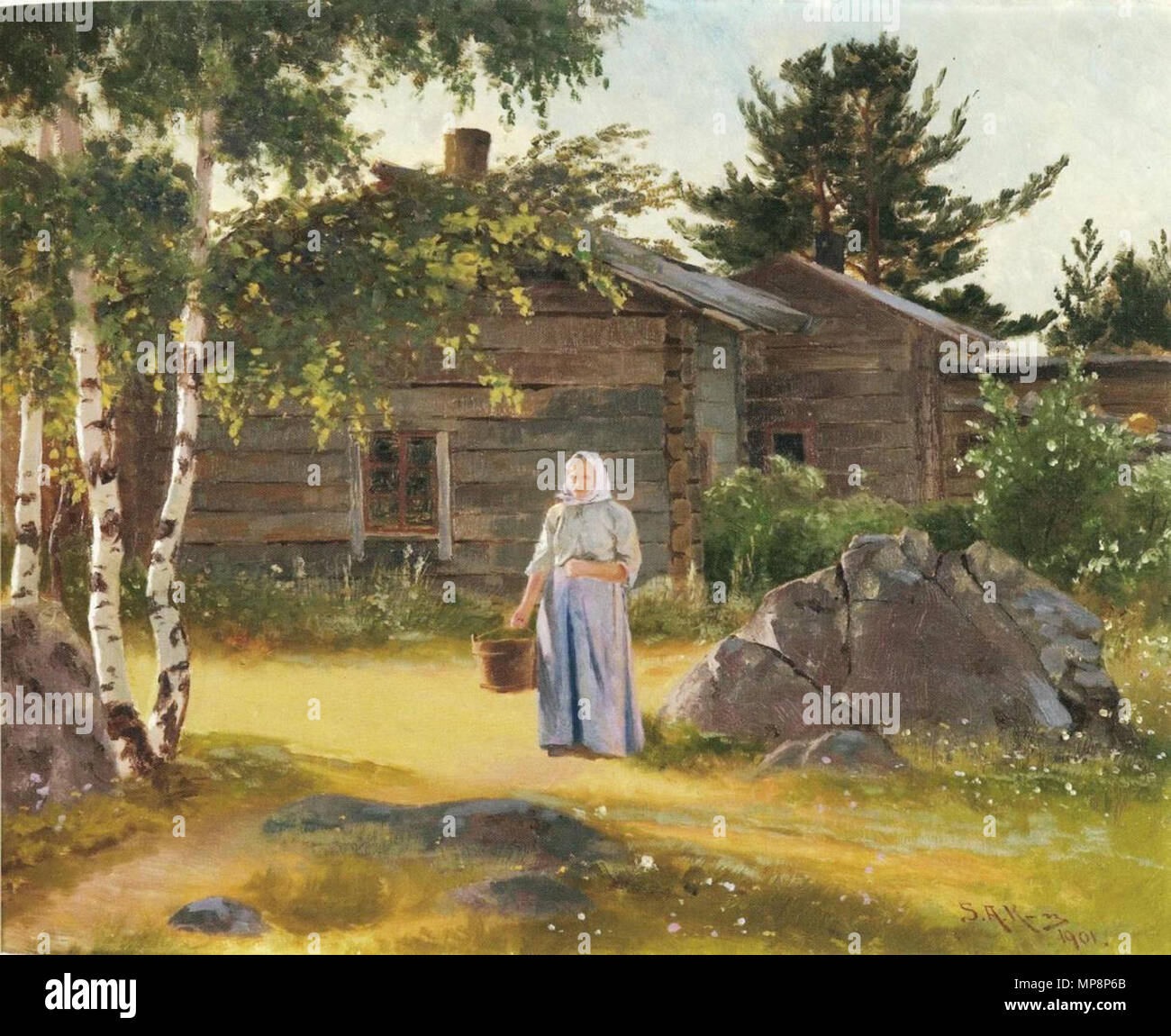 762 Keinänen, Torpan emäntä Stock Photo - Alamy