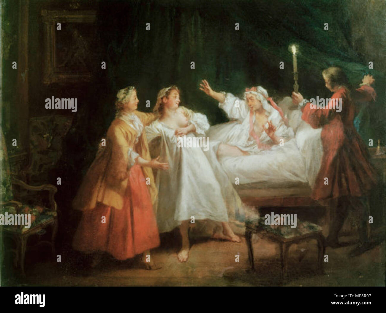 1FK-379-P4-1738 La Fontaine, Le Gascon puni / N.Lancret La Fontaine ...