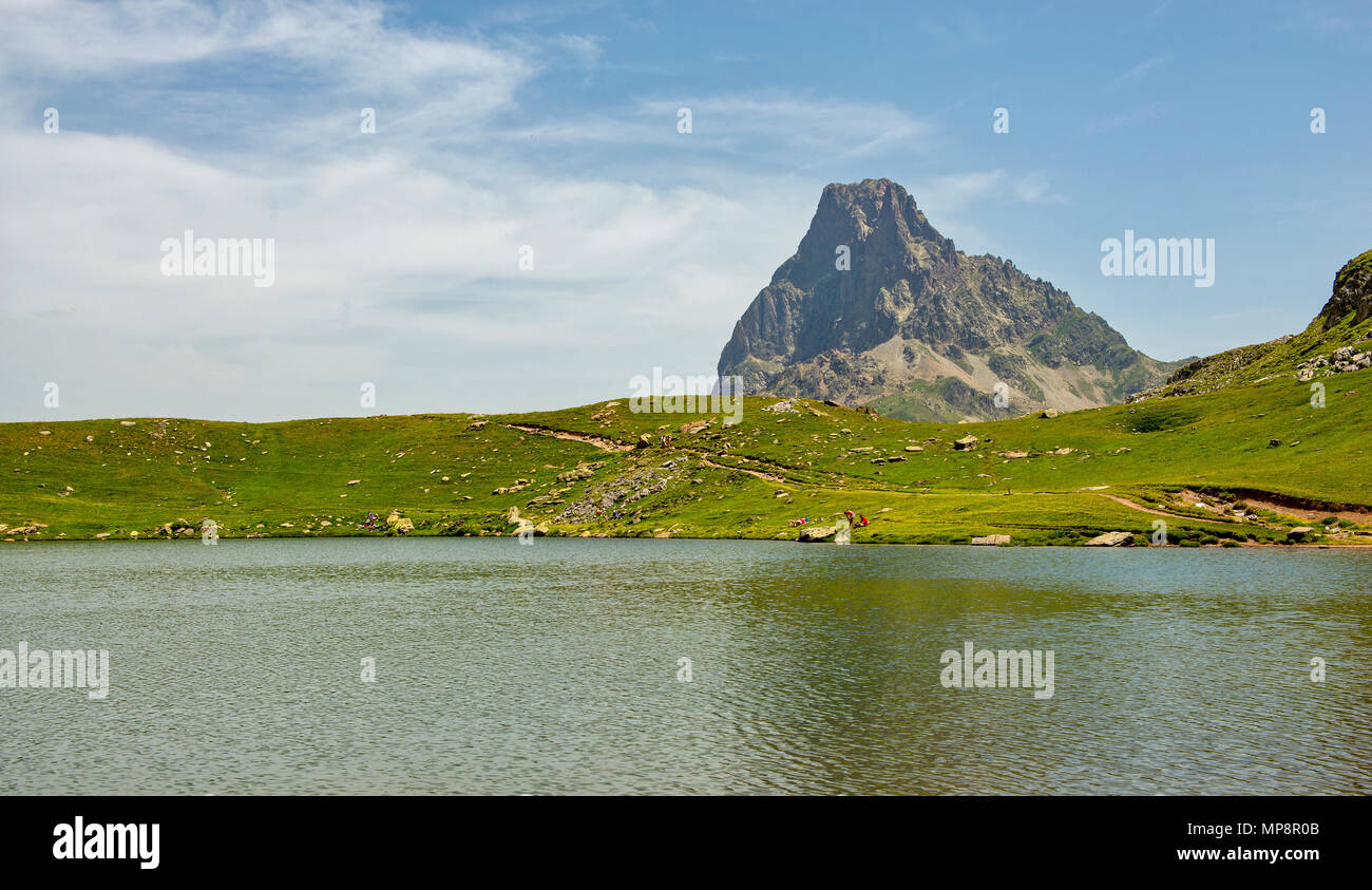 the mountain landscape in the French Pyrenees Stock Photo - Alamy