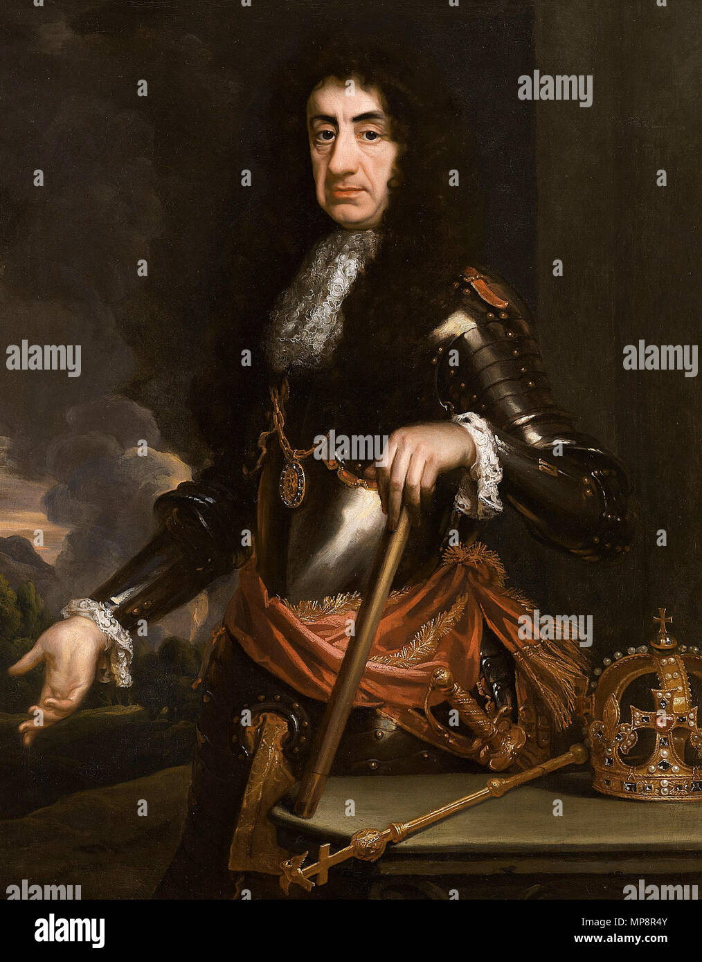 . King Charles II of England (1630-1685) . between circa 1683 and circa ...