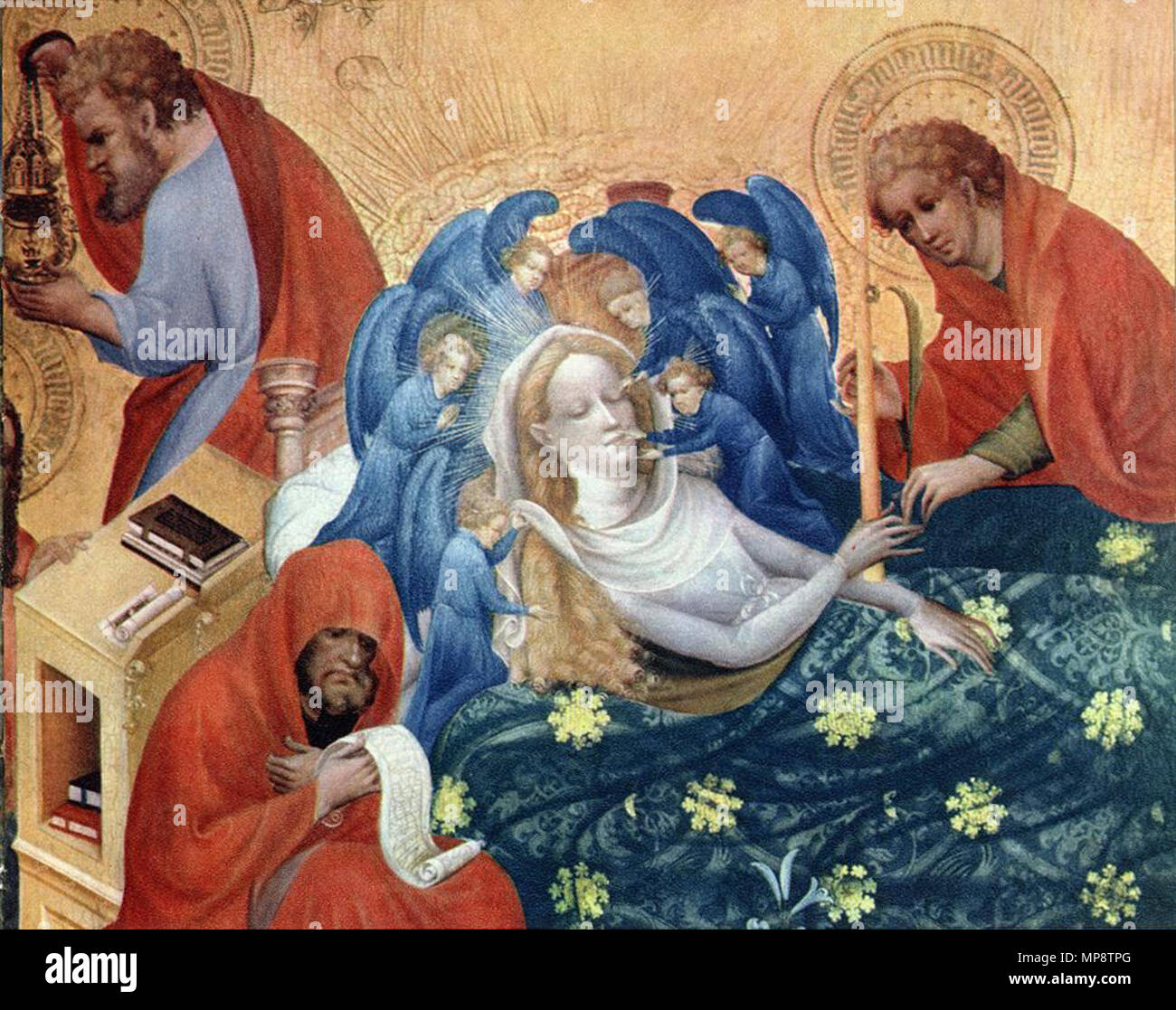 English: The Death of Mary circa 1420. 772 Konrad Von Soest - The Death ...