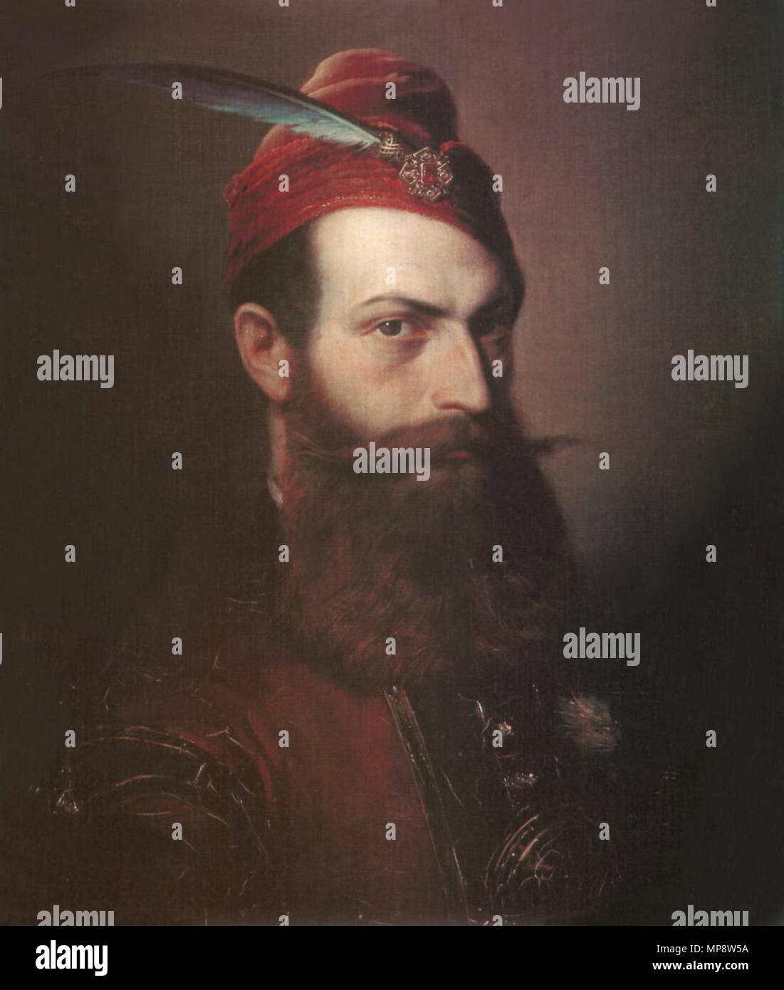 774 Kovács Portrait of the Painter Ede Heinrich 1847 Stock Photo - Alamy