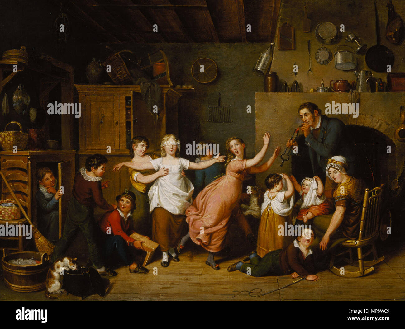 Blind Man's Buff 1814. 775 John Lewis Krimmel - Blind Man's Buff (1814 ...